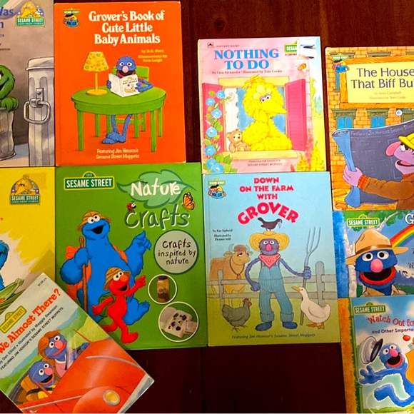 Other | Sesame Street Books Lot Of 1 Books Vintage And Newer | Poshmark